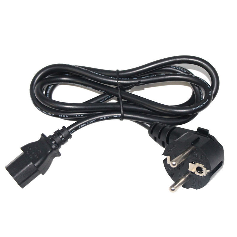 2 Pin AC Power Cord European Power Cords With IEC C13 Connector PVC ...