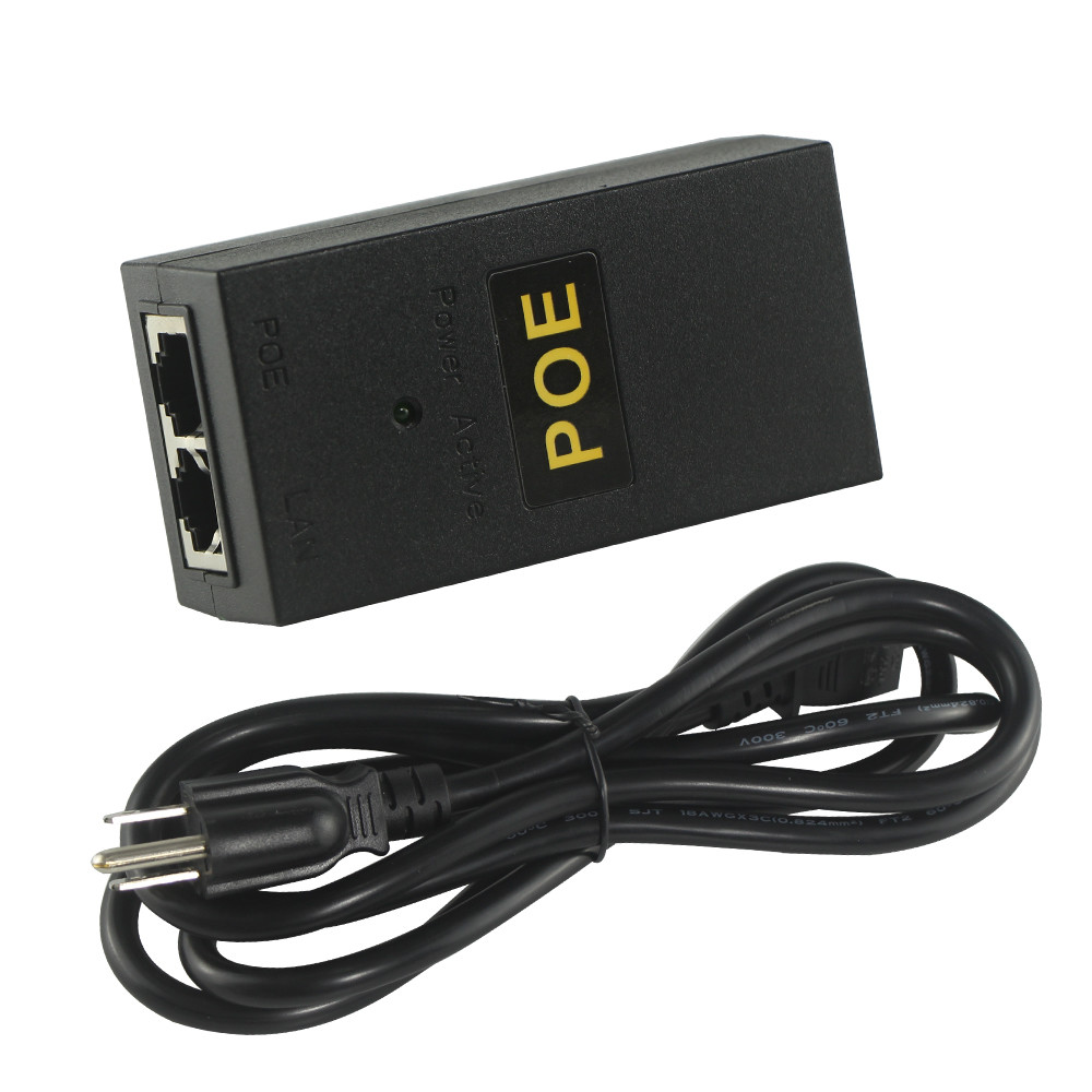 Customizable Desktop POE Power Adapter 12v 24v 36v 48v 0.5a 1a 2a