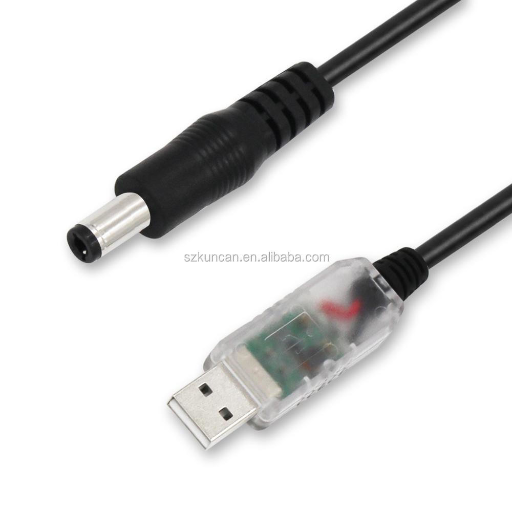 "5V to 9V/12V Step Up Cable – USB Power Booster Converter Cable for DC ...