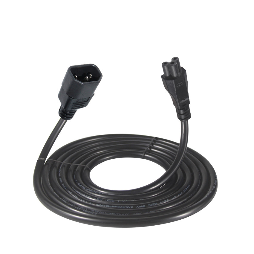 C5 to C14 Power Cable – High-Quality Cloverleaf (Mickey Mouse) to IEC ...